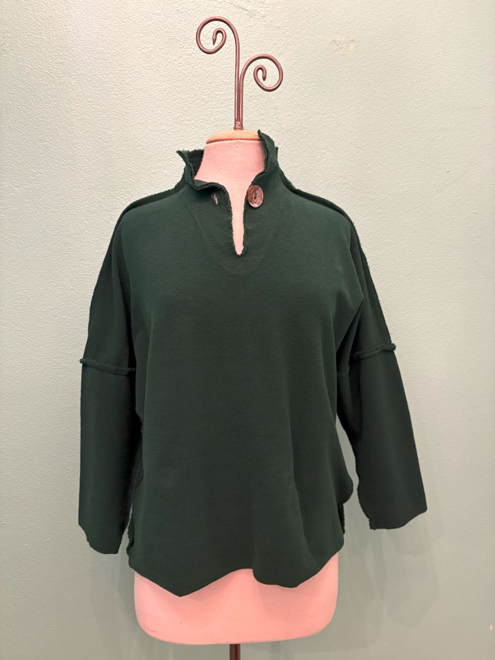 FUNNEL PLUS 3 TOP-BLUE HUNTER-ELEVEN STITCH DESIGN – Apropos San Luis Obispo