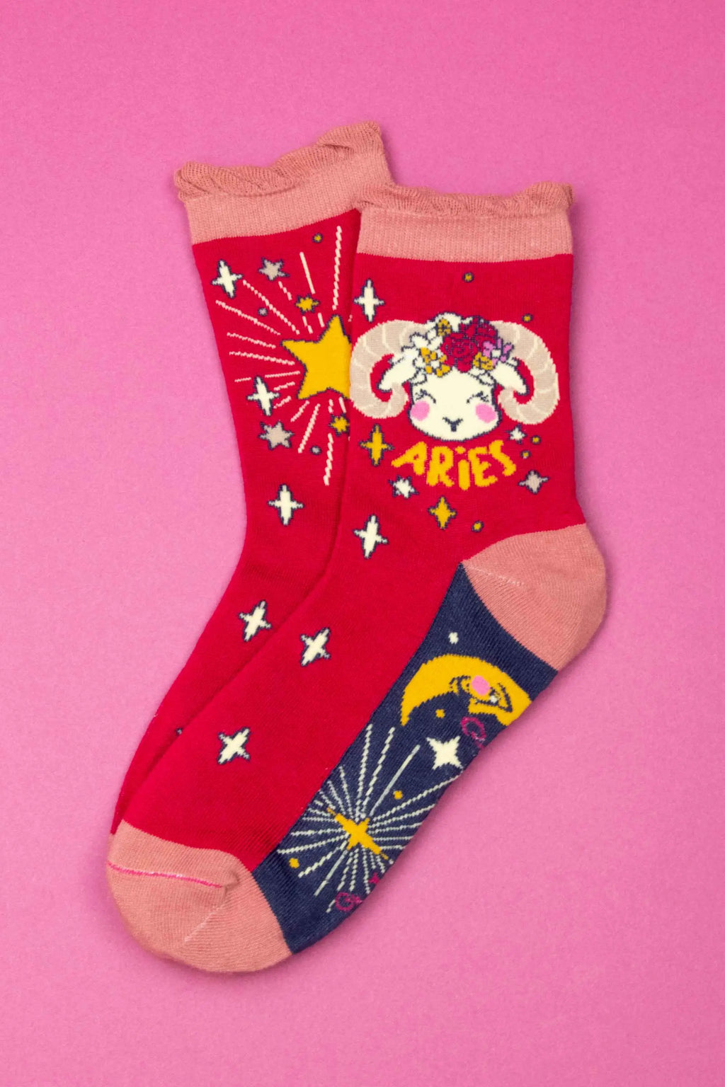 ZODIAC SIGN BAMBOO SOCKS-POWDER – Apropos San Luis Obispo